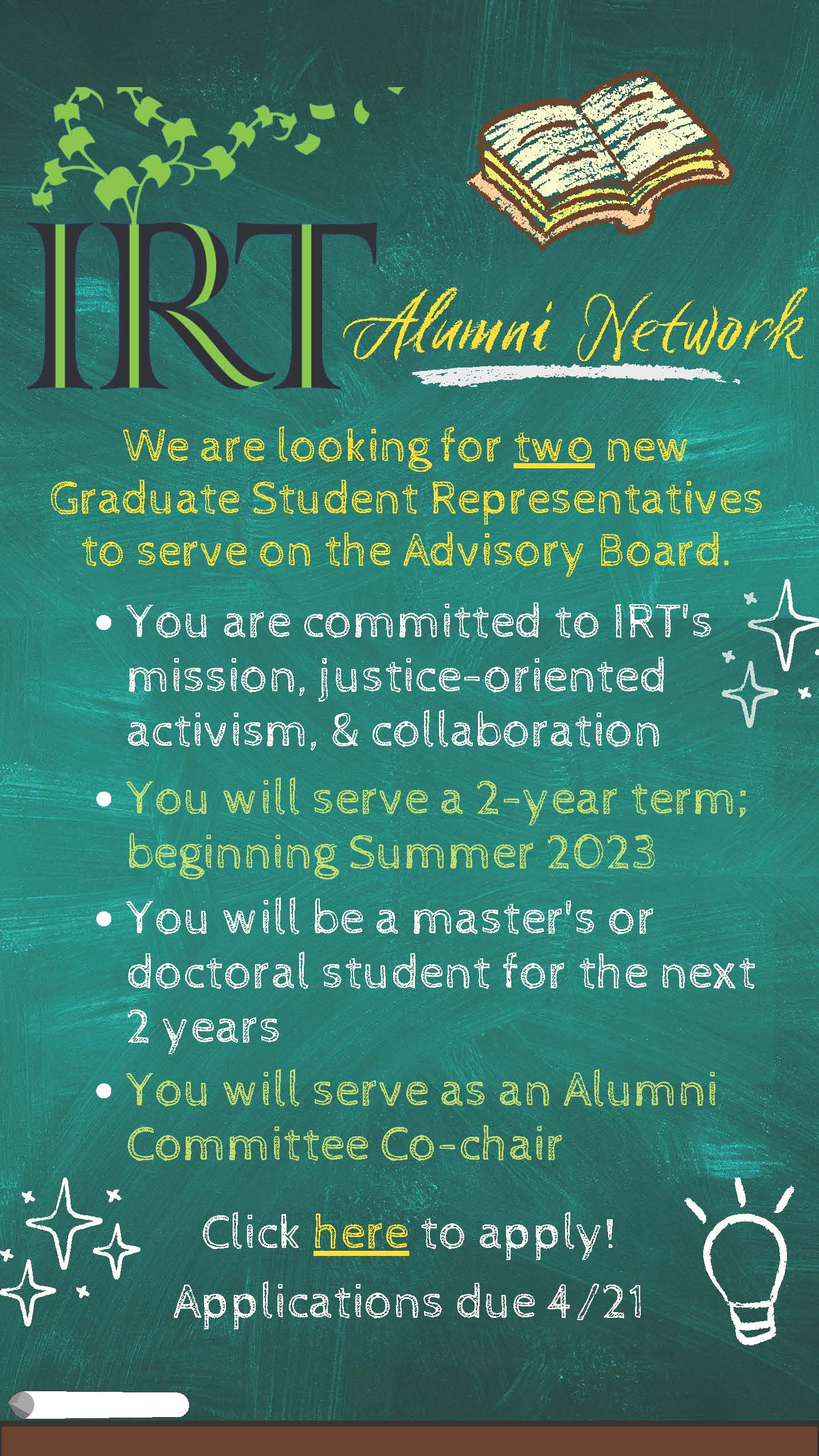 IRT Alumni Committee Update, March 2023 – Institute for Recruitment of ...